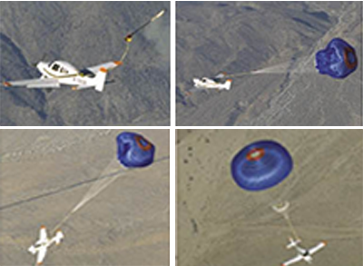 Rocket-Powered Parachutes Rescue Entire Planes