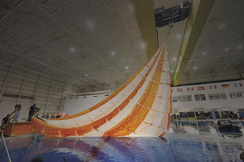 Orion Parachute Innovations Carry Commercial Rockets Back to Earth
